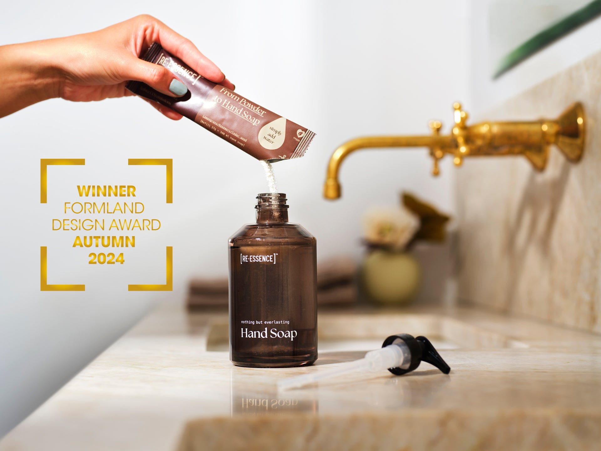 [RE·ESSENCE] From Powder to Hand Soap refills. Simply Add Water ...